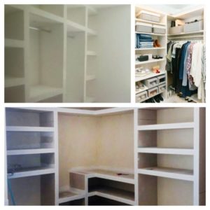 Closet de Gesso – 30 Inspirações encantadoras + Dicas e vantagens!