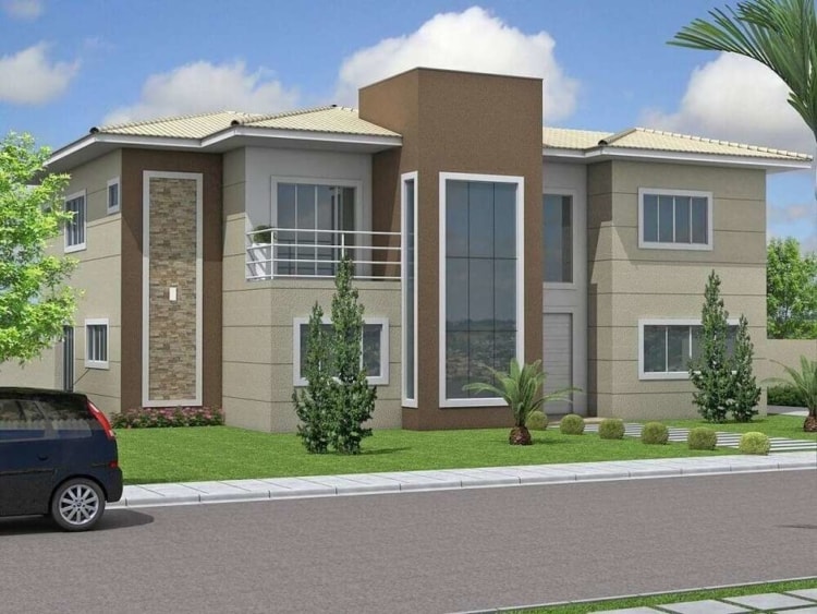 Casa marrom – 35 fachadas bonitas usando diferentes tons!