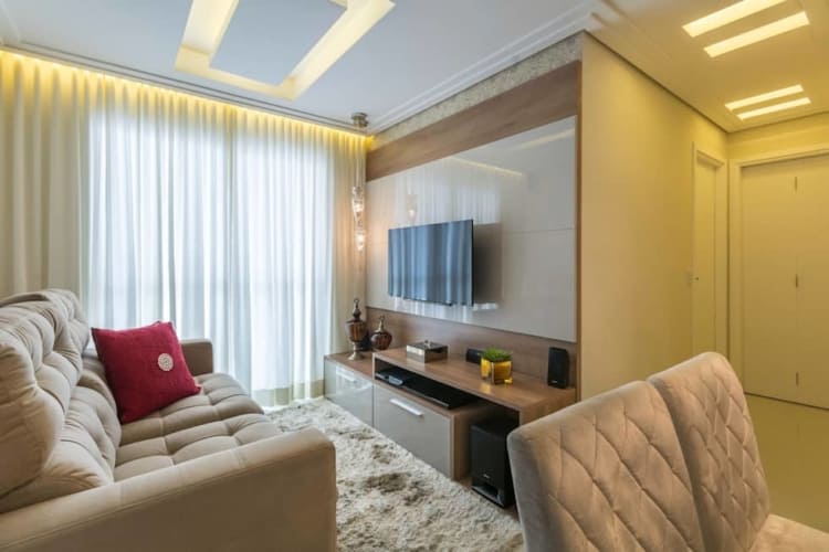 Sala planejada – Como decorar? + 45 ideias e projetos lindos!